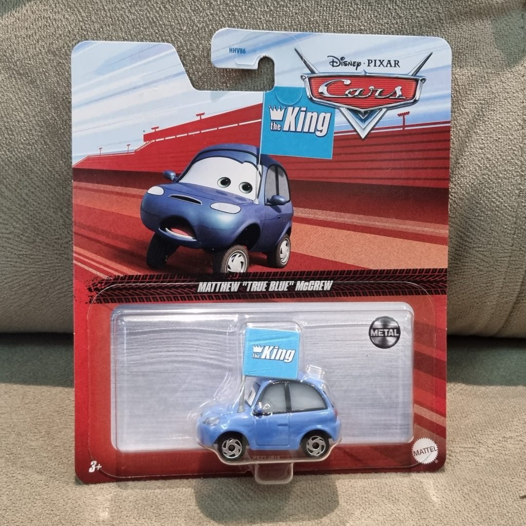 Mattel Cars Matthew True Blue Mccrew The King – Myni